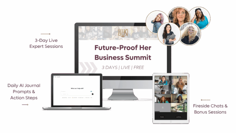 You're IN! Future-Proof Her Business Summit