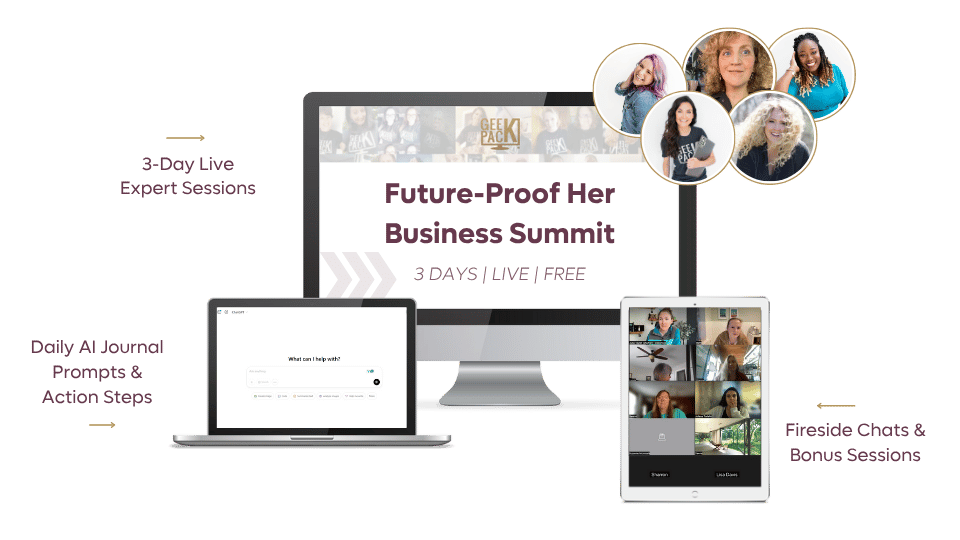 You're IN! Future-Proof Her Business Summit